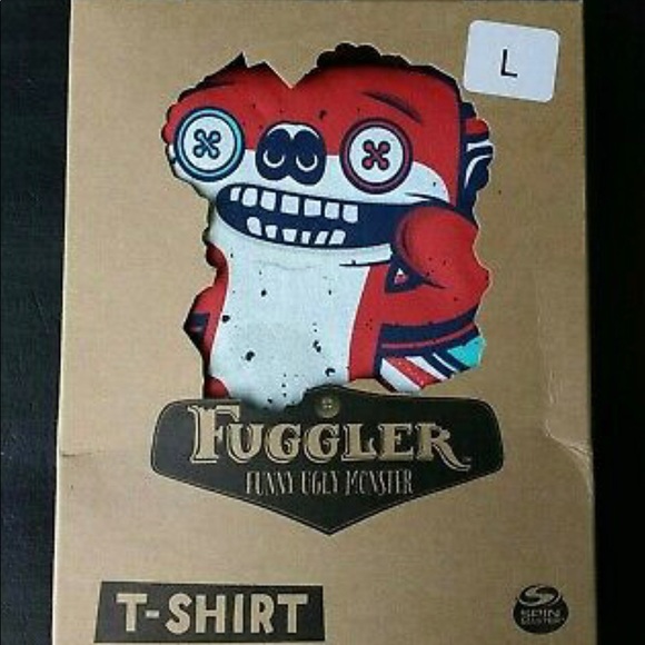 Fuggler | Shirts | New Fuggler Ugly Monster Tshirt Navy Blue Large ...